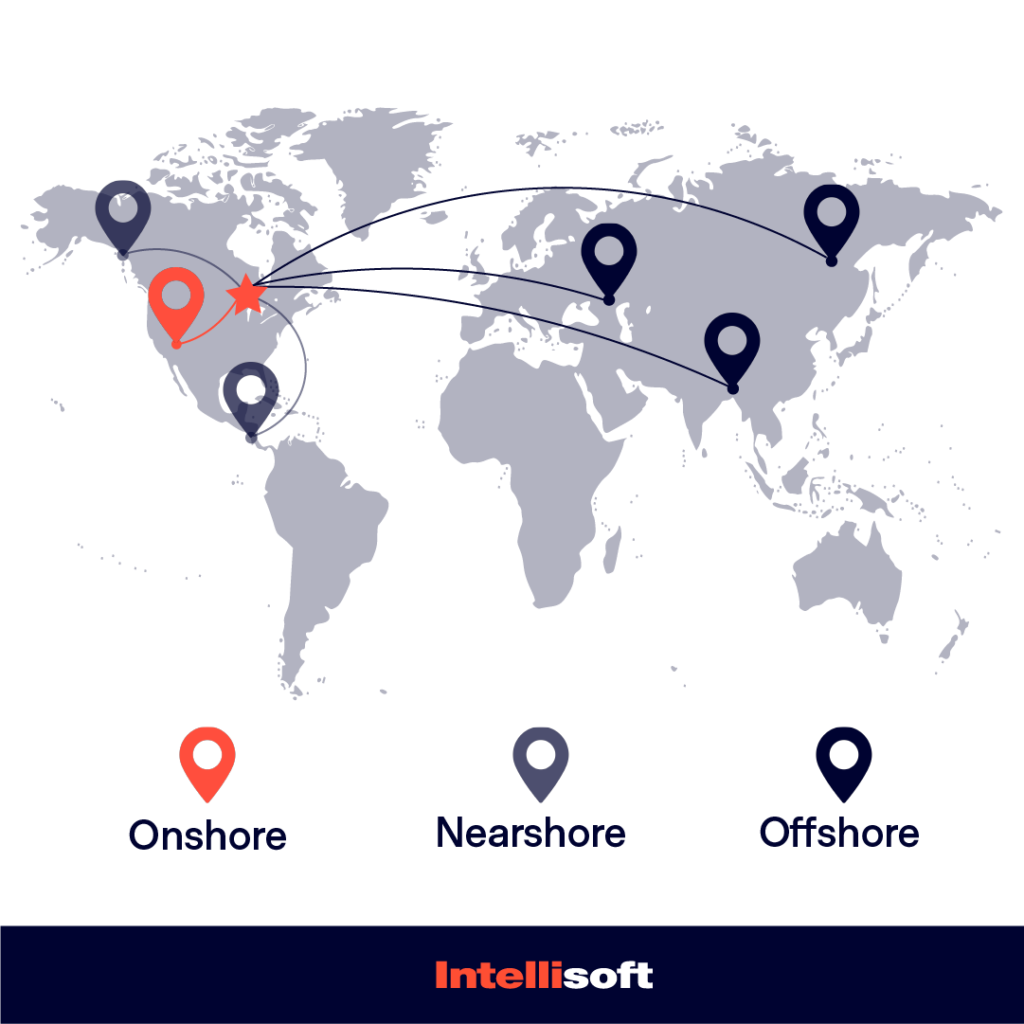 Nearshoring vs Offshoring vs Onshoring: Mind the Difference